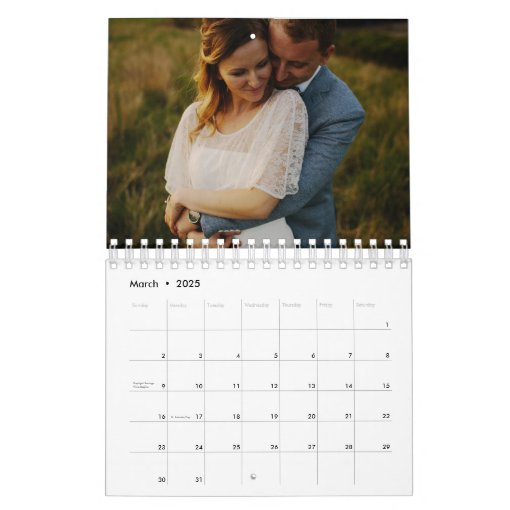 Family Portraits or Personal Photo Calendar | Zazzle