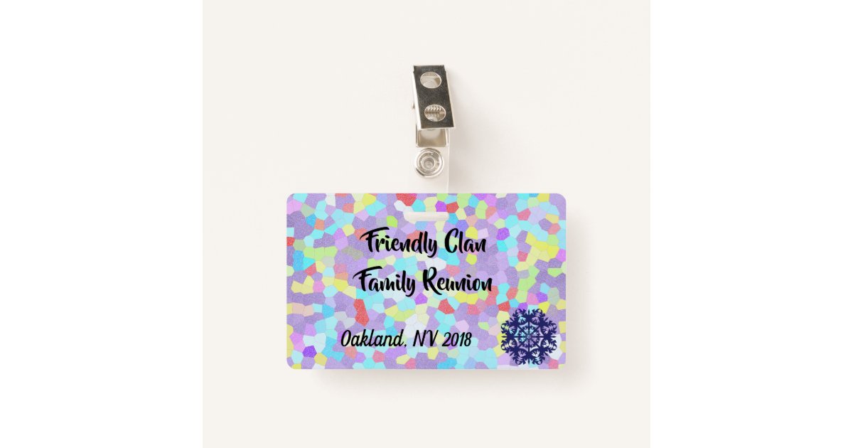 Family Reunion Badge | Zazzle