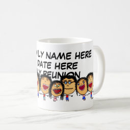Family Reunion Cartoon Coffee Mug | Zazzle