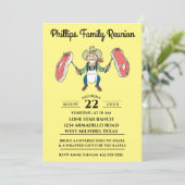 Family Reunion Cowboy Big Steaks Invitation | Zazzle