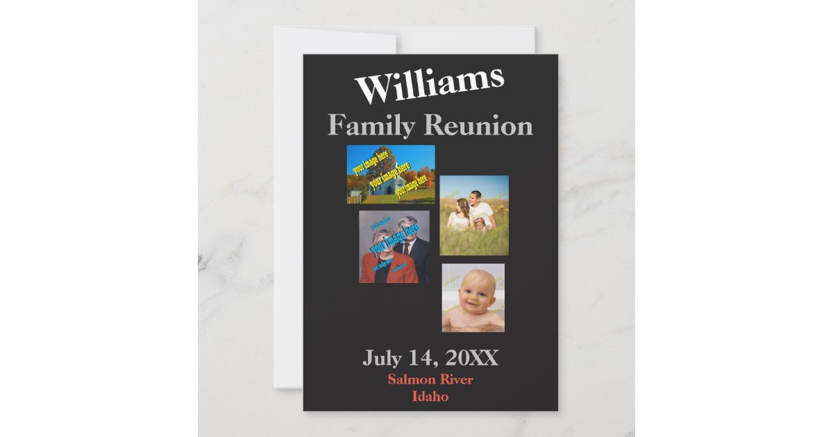 Family Reunion Create Your Own Invitation | Zazzle