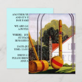 Family Reunion Croquet Lawn Casual Invitations | Zazzle
