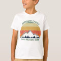 Family Reunion Custom Fall Retreat Sunset Kids T-Shirt | Zazzle