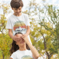 Family Reunion Custom Fall Retreat Sunset Kids T-Shirt | Zazzle