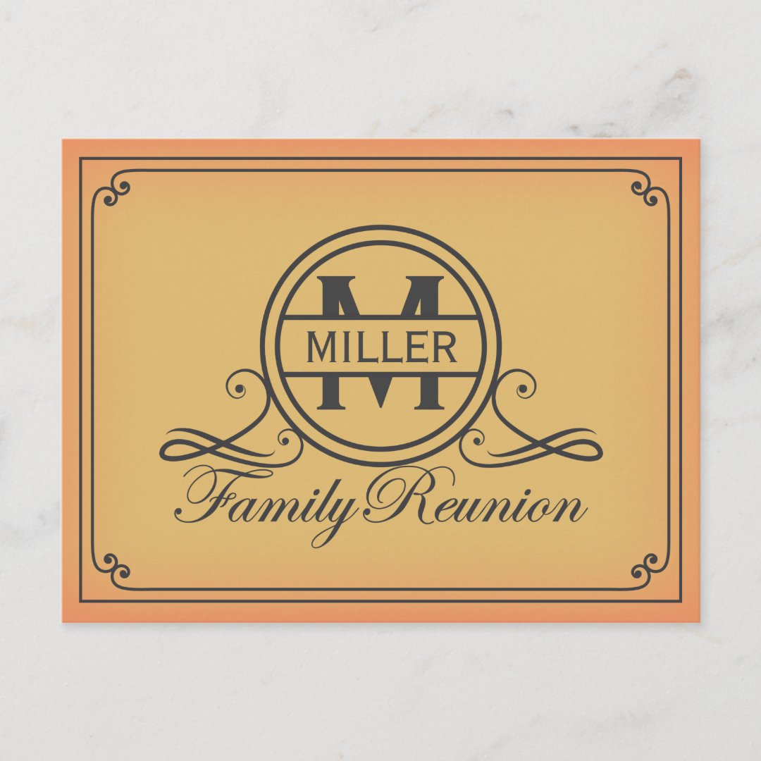 Family Reunion Design Postcard | Zazzle
