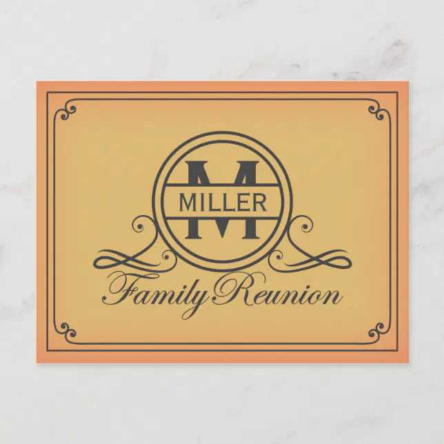 Family Reunion Design Postcard | Zazzle