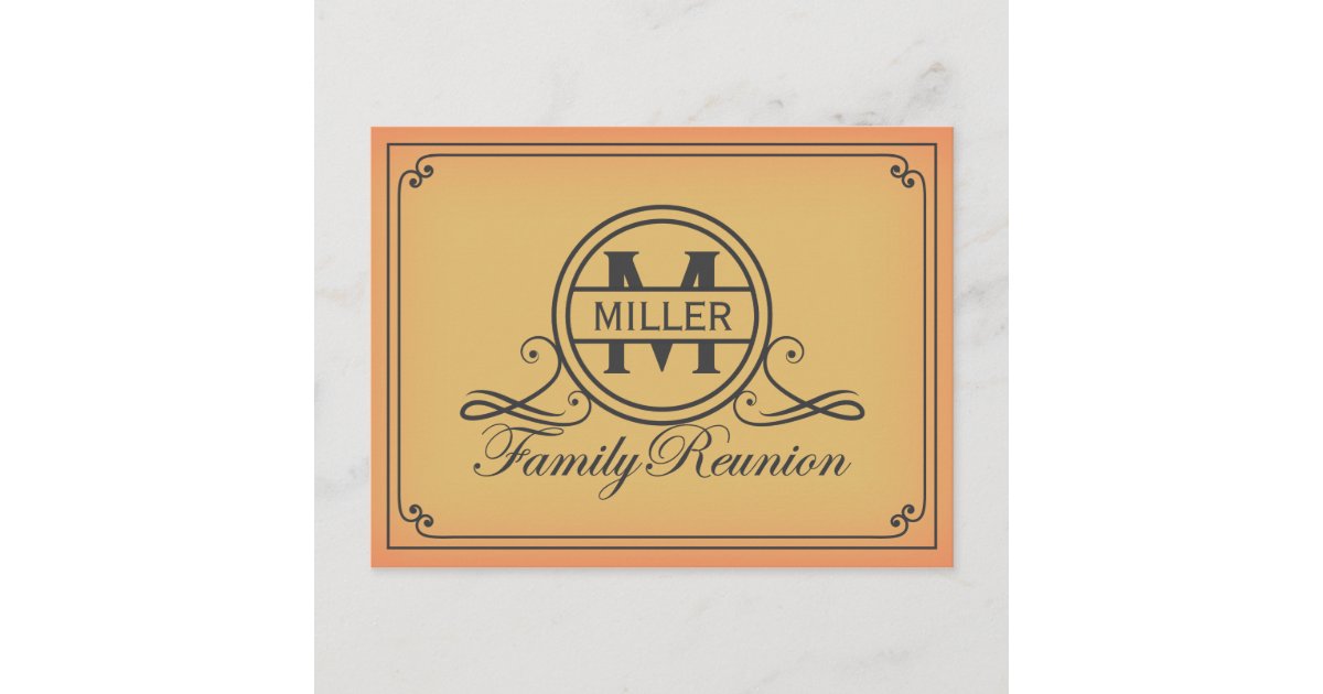 Family Reunion Design Postcard | Zazzle
