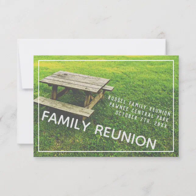 Family Reunion Event Invitation | Zazzle
