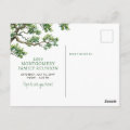 Family Reunion Family Tree Branch Postcard | Zazzle