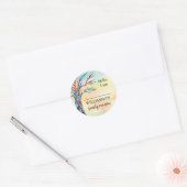 Family Reunion Family Tree Name Classic Round Sti Classic Round Sticker ...