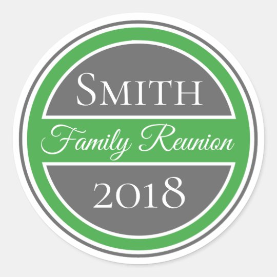 Name Tags For Family Reunion Stickers | Zazzle