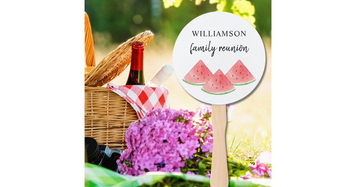 Family Reunion Hand Fan | Zazzle