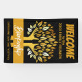 Family Reunion Hands Tree Leaves Custom Banner | Zazzle