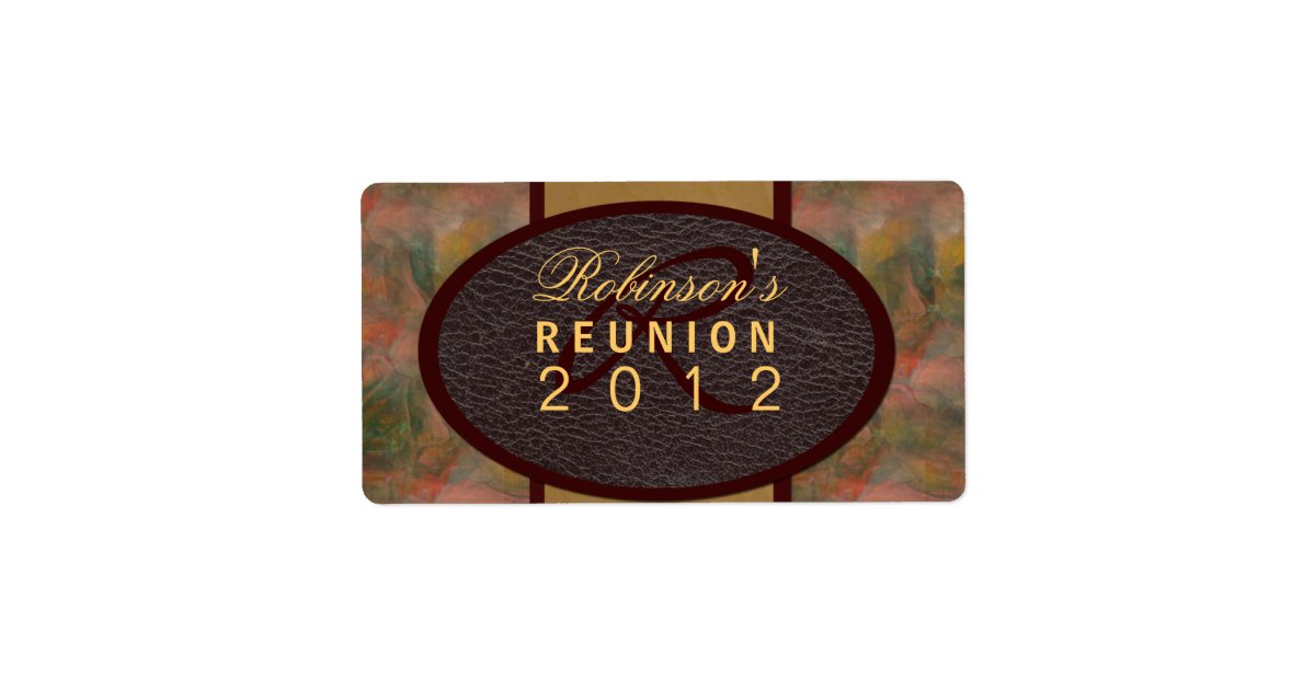 Family Reunion Label | Zazzle