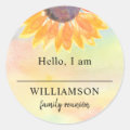 Family Reunion Name Tag | Zazzle