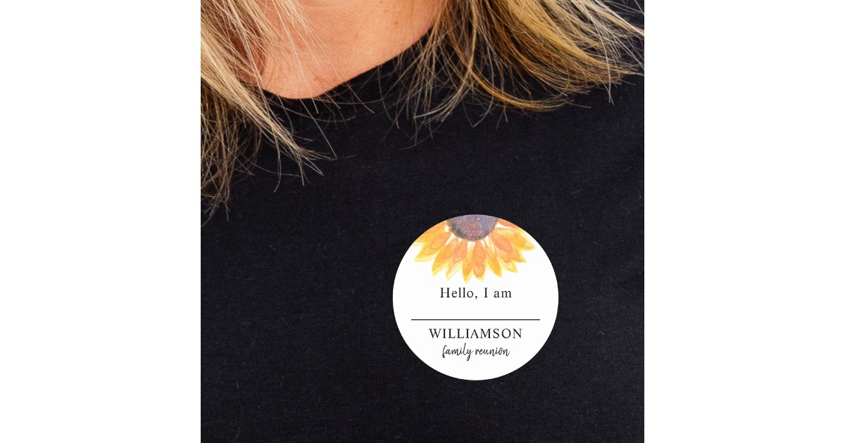 Family Reunion Name Tag | Zazzle
