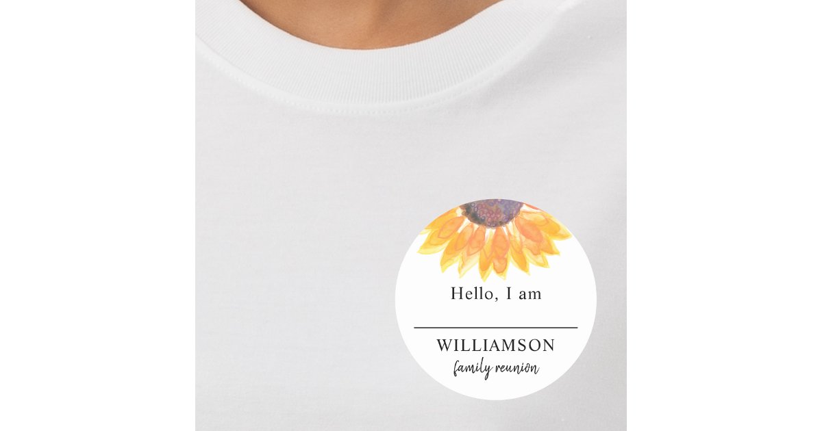 Family Reunion Name Tag | Zazzle