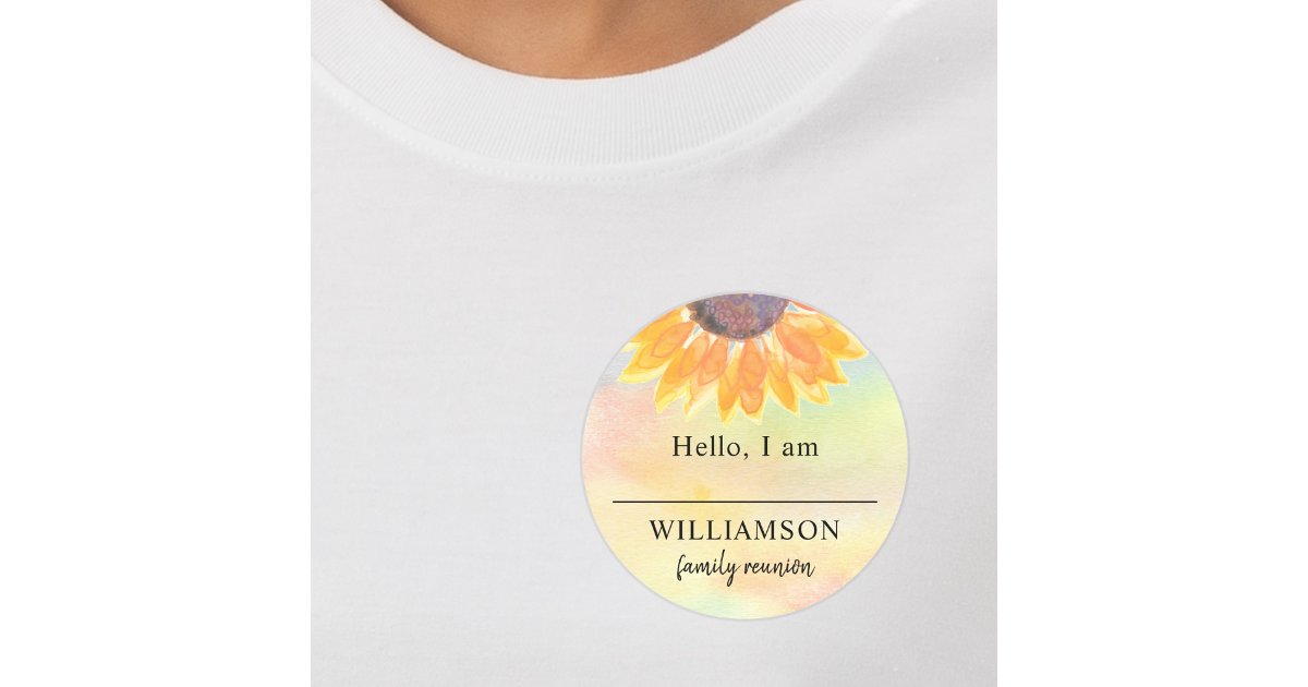 Family Reunion Name Tag | Zazzle