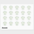 Family Reunion Name Year Family Tree Classic Round Sticker | Zazzle