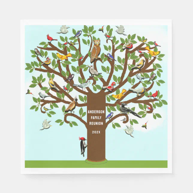 Family Reunion Napkins | Zazzle