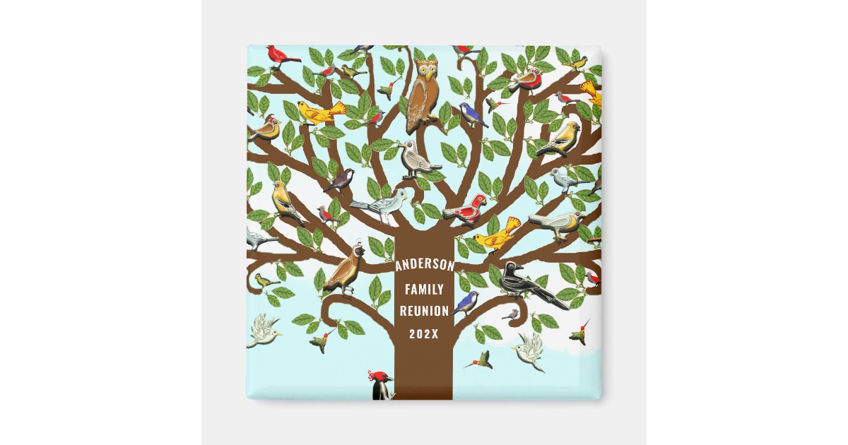 Family Reunion Party Favors Magnet | Zazzle