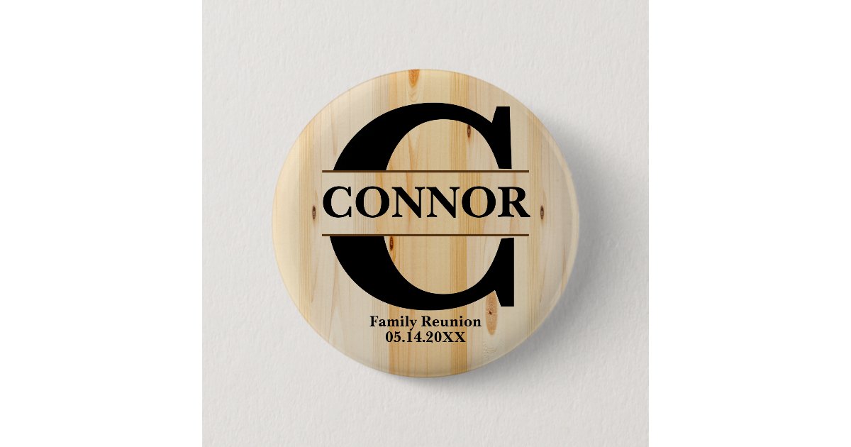 Family Reunion | Personalized Button | Zazzle