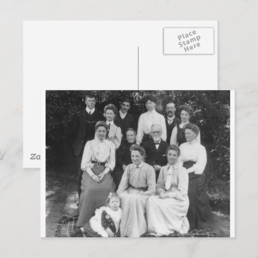 family reunion postcard | Zazzle