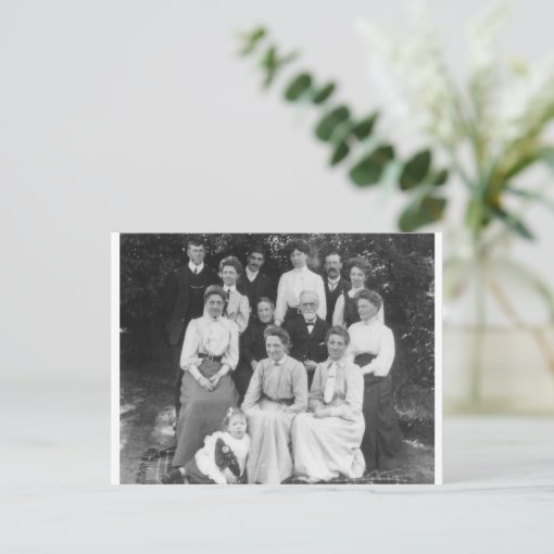 family reunion postcard | Zazzle