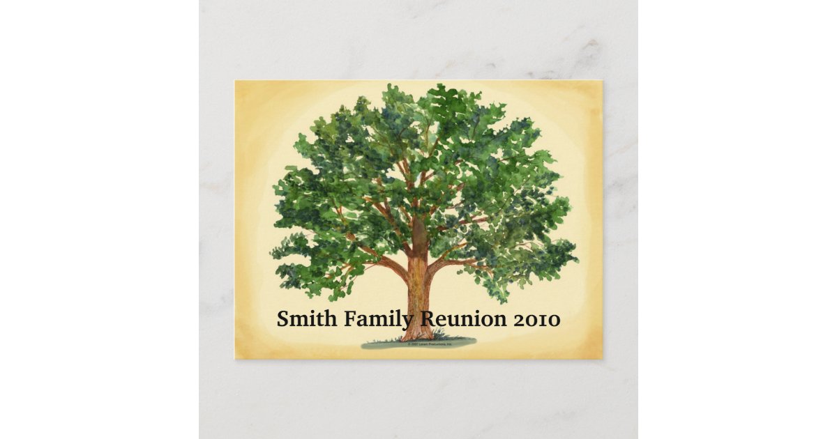 Family Reunion Postcard Invitation | Zazzle