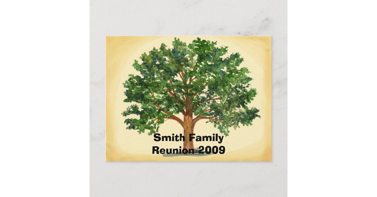 Family Reunion Postcard Invitation | Zazzle