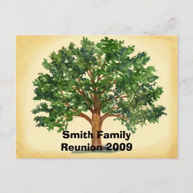 Family Reunion Postcard Invitation | Zazzle