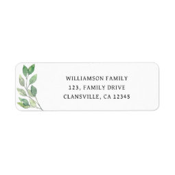 Family Reunion Return Address Label | Zazzle