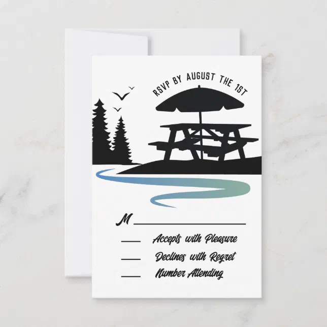 Family Reunion RSVP Response Card | Zazzle
