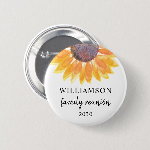 Family Reunion Souvenir Button | Zazzle