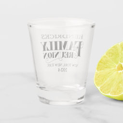 Family Reunion Souvenir shot glass | Zazzle
