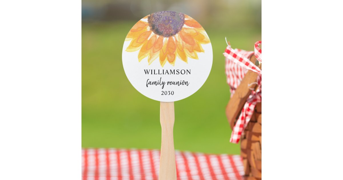 Family Reunion Summer Hand Fan | Zazzle