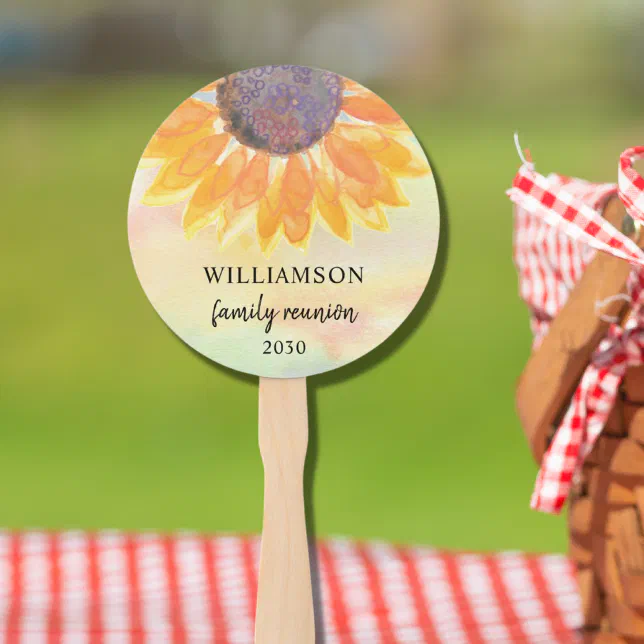 Family Reunion Summer Hand Fan | Zazzle