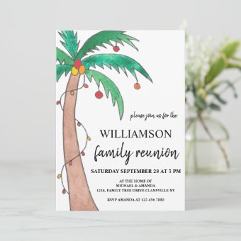 Family Reunion Summer Invitation | Zazzle