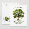 Family Reunion Watercolor Family Tree Postcard | Zazzle