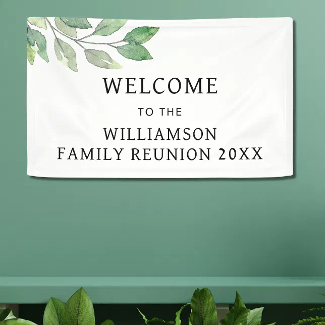 Family Reunion Welcome Banner | Zazzle
