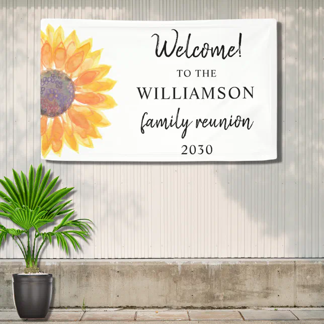 Family Reunion Welcome Banner | Zazzle