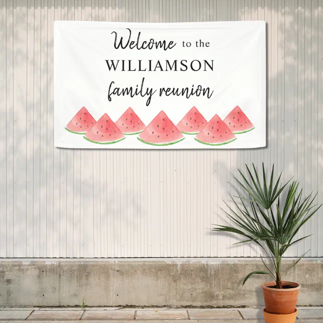 Family Reunion Welcome Banner | Zazzle