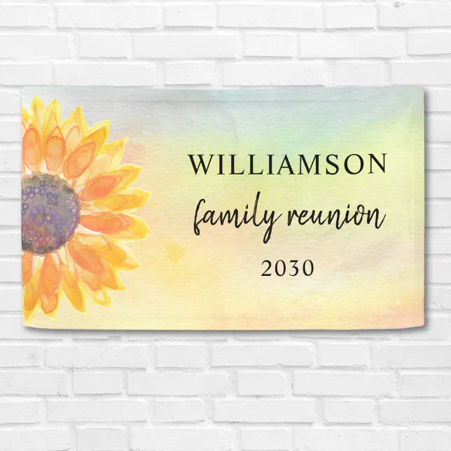 Family Reunion Welcome Banner | Zazzle