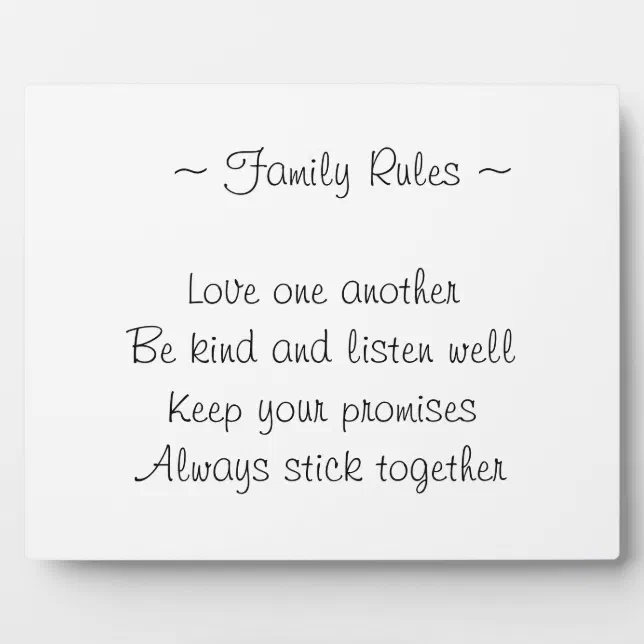 Family sayings plaque | Zazzle
