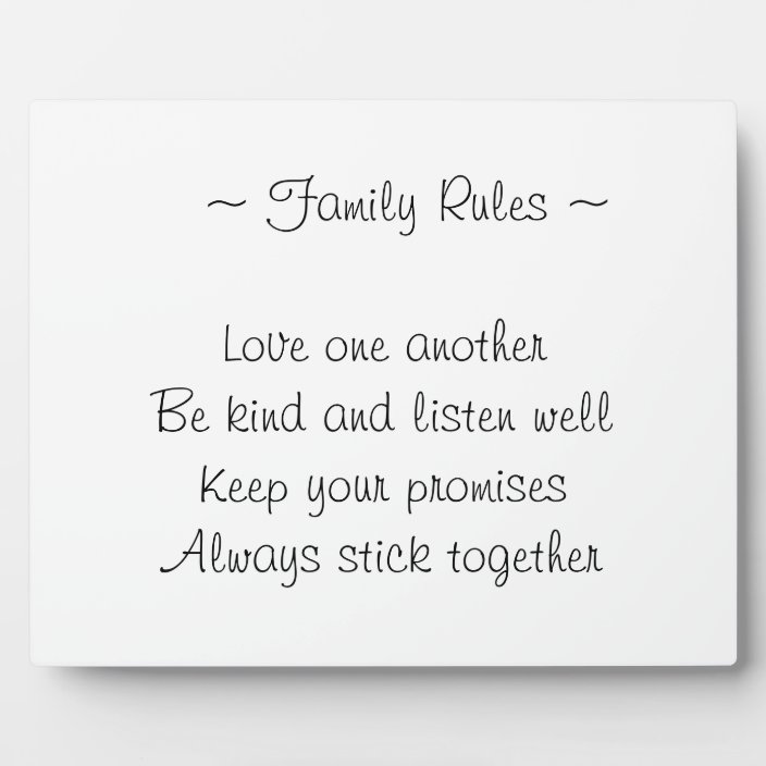 Family sayings plaque | Zazzle.com