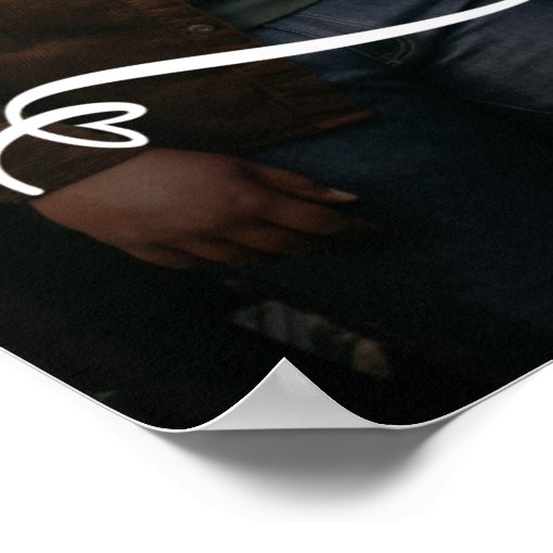 Family Script Photo Poster | Zazzle