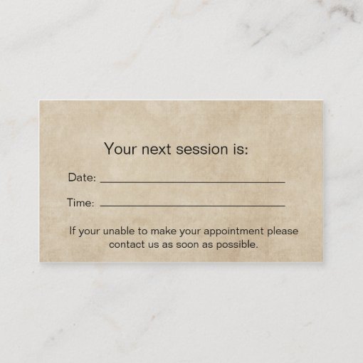 Family Therapist Appointment Business Card | Zazzle