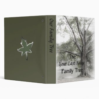 Family Tree Album 1" Binder | Zazzle