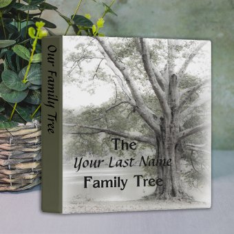 Family Tree Album 1" Binder | Zazzle