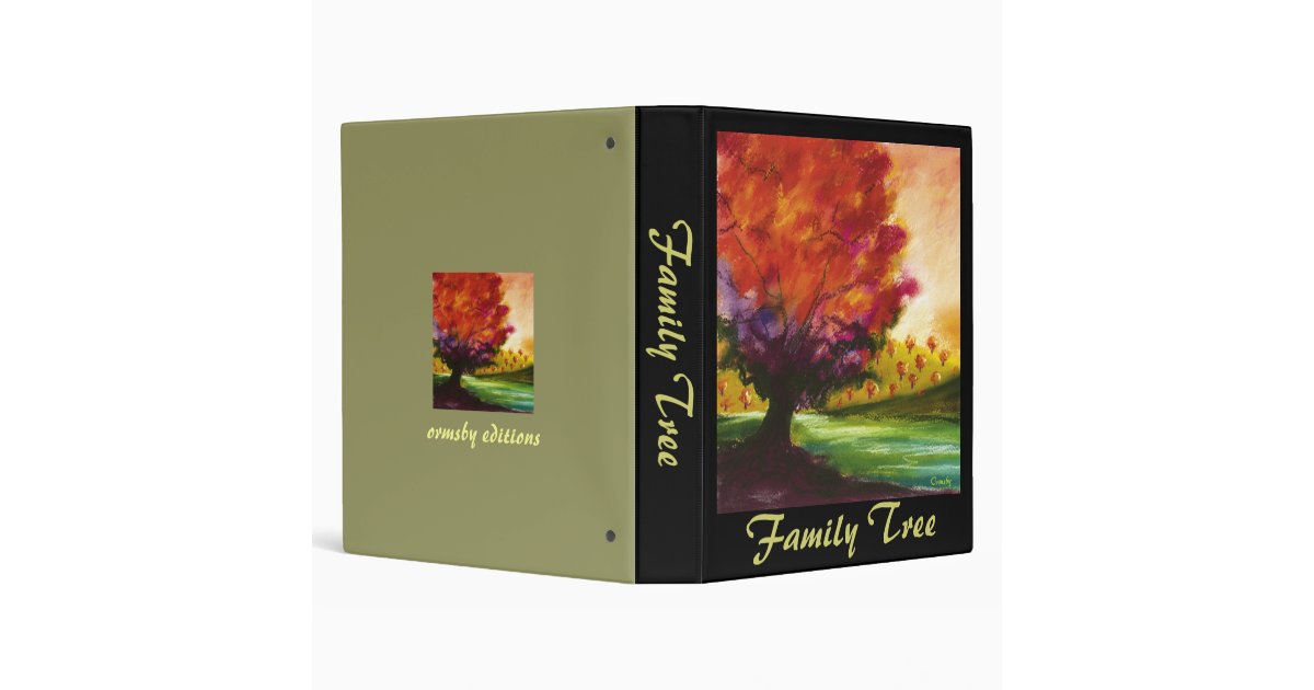 Family Tree, binder | Zazzle